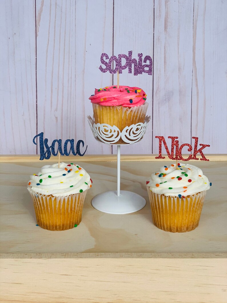 Cupcake Toppers/ Custom Cupcake Topper/ Personalized Cupcake - Etsy
