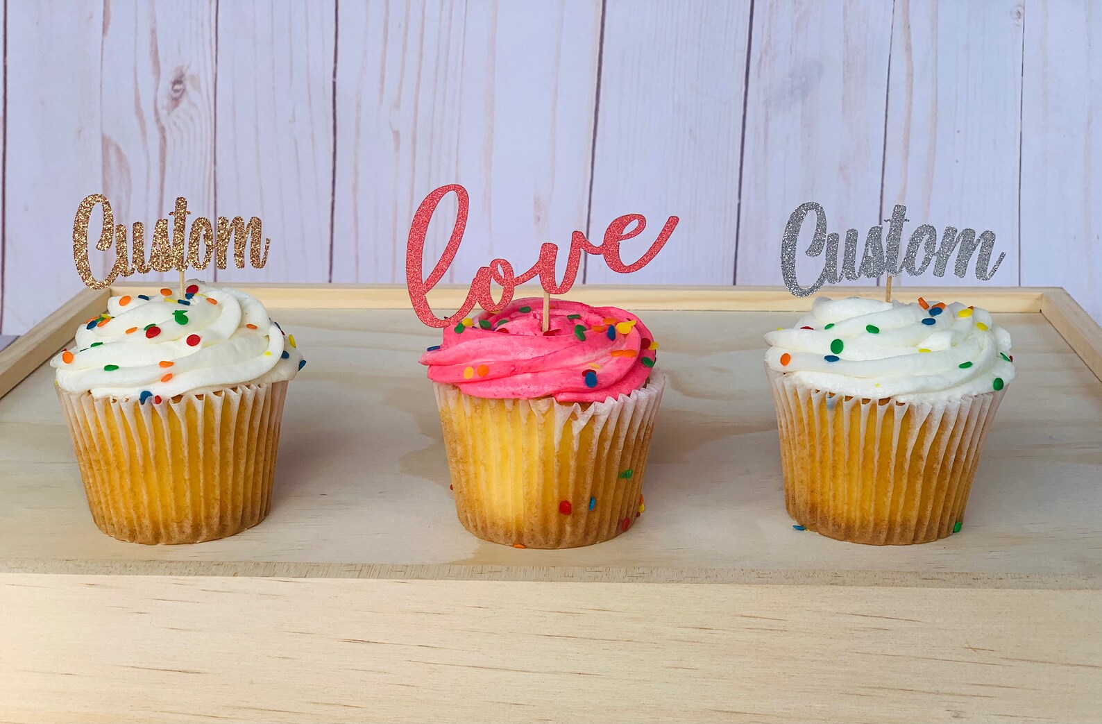 Cupcake Toppers/ Custom Cupcake Topper/ Personalized Cupcake - Etsy