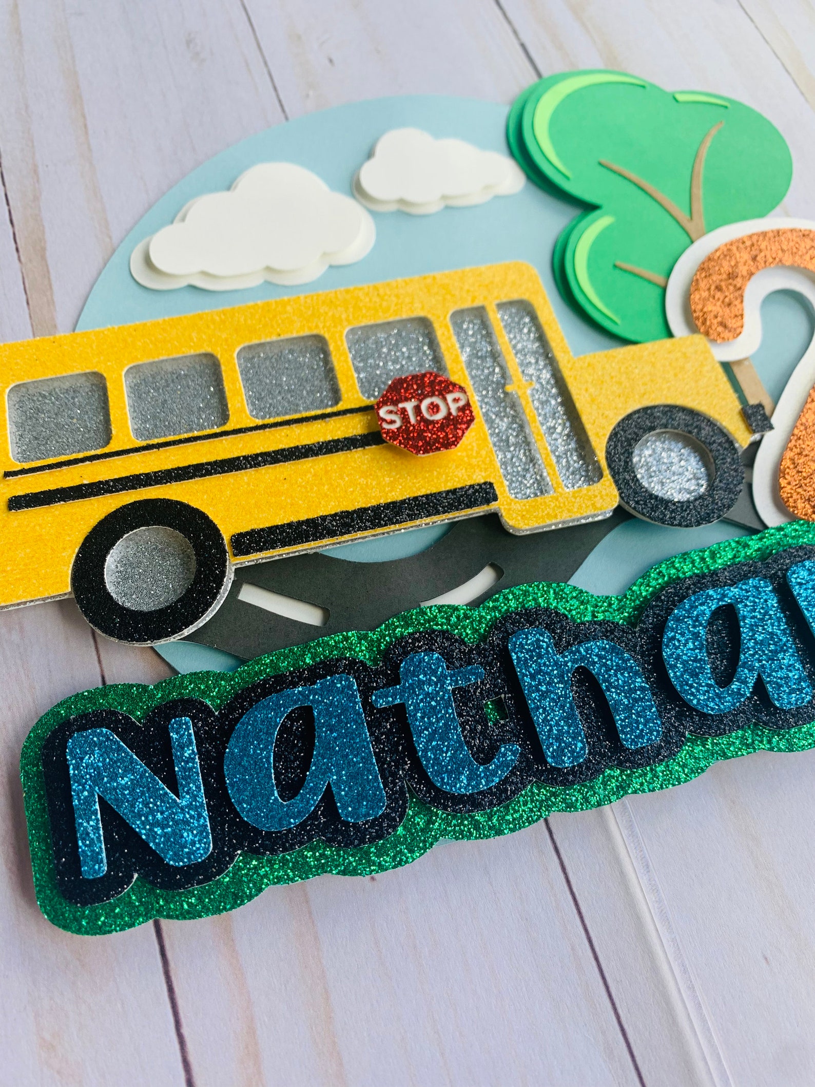 Bus Cake Topper/ School Bus Cake Topper/ Wheel on the Bus Cake - Etsy UK