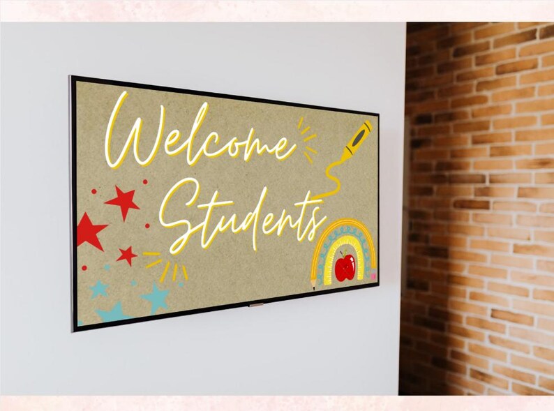 Custom Hand-painted Back to School Banner: Personalized Classroom Decor ...