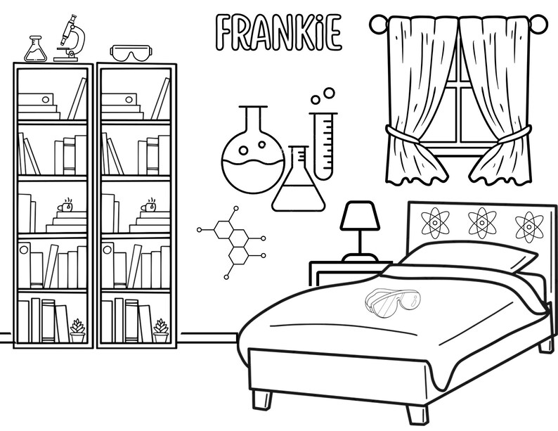 Paper Doll Bedroom Set – DIY Printable Dollhouse Room, Miniature ...
