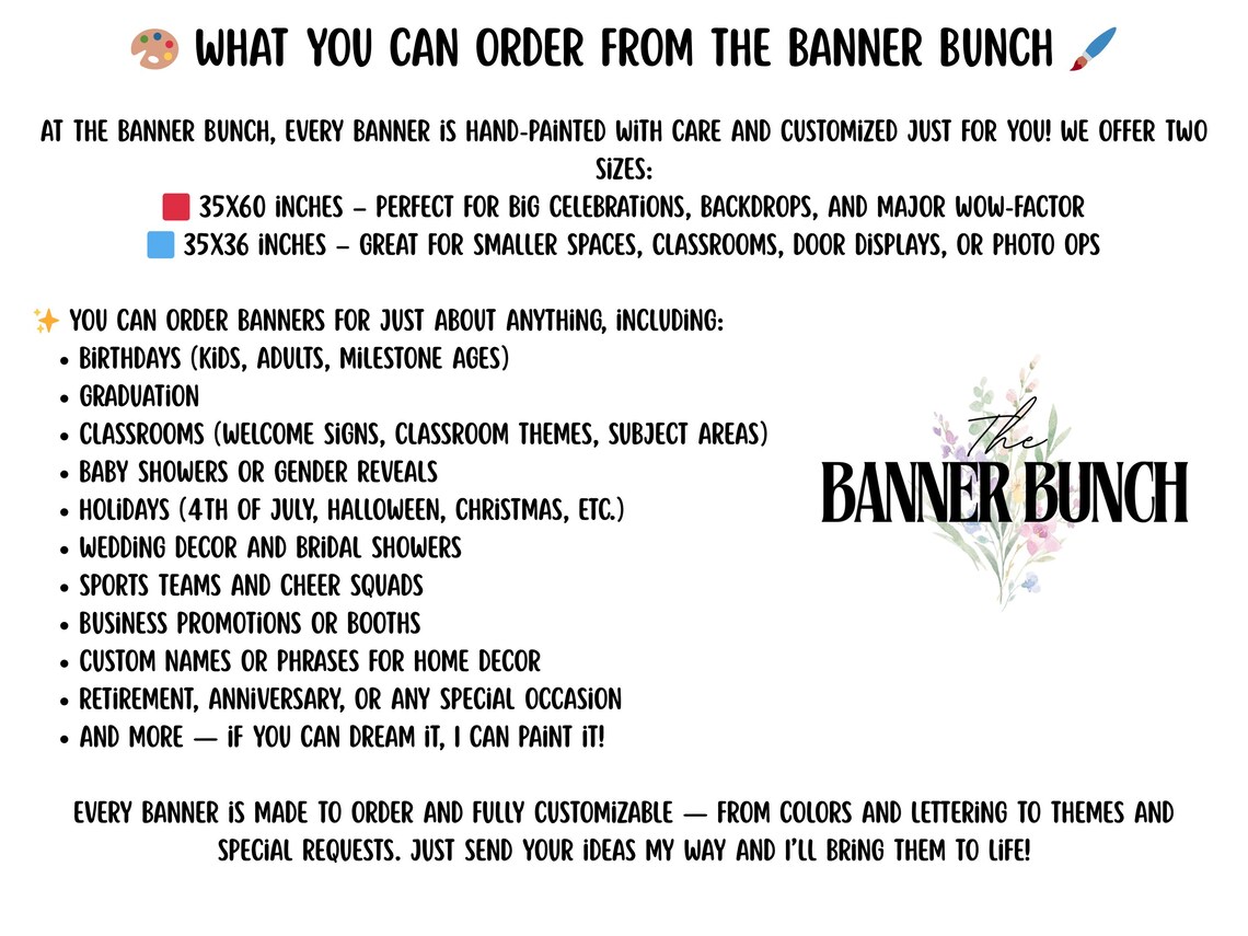 Hand-painted Bluey Birthday Banner: Custom Party Decoration - Etsy
