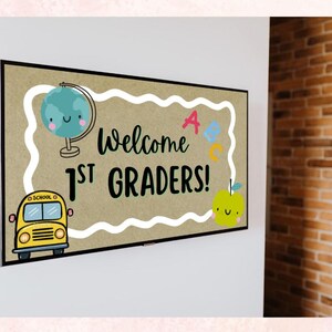 Custom Hand-painted Back to School Banner: Personalized Classroom Decor ...