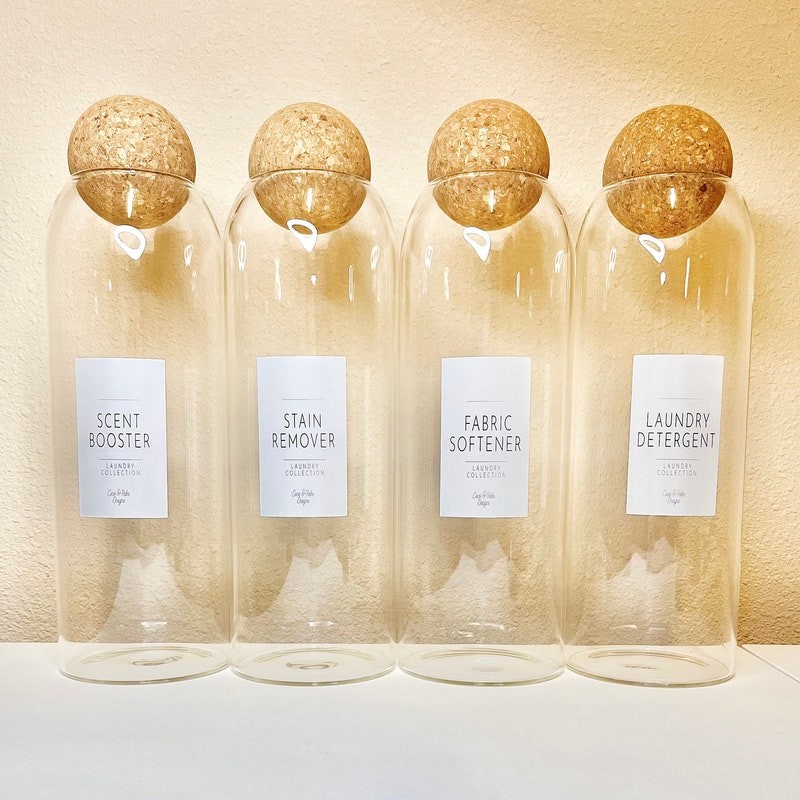 Laundry Labels for Jars - Etsy