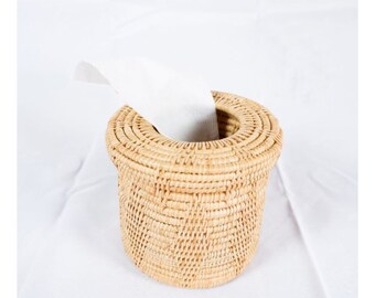 Tissue Box Round - Etsy