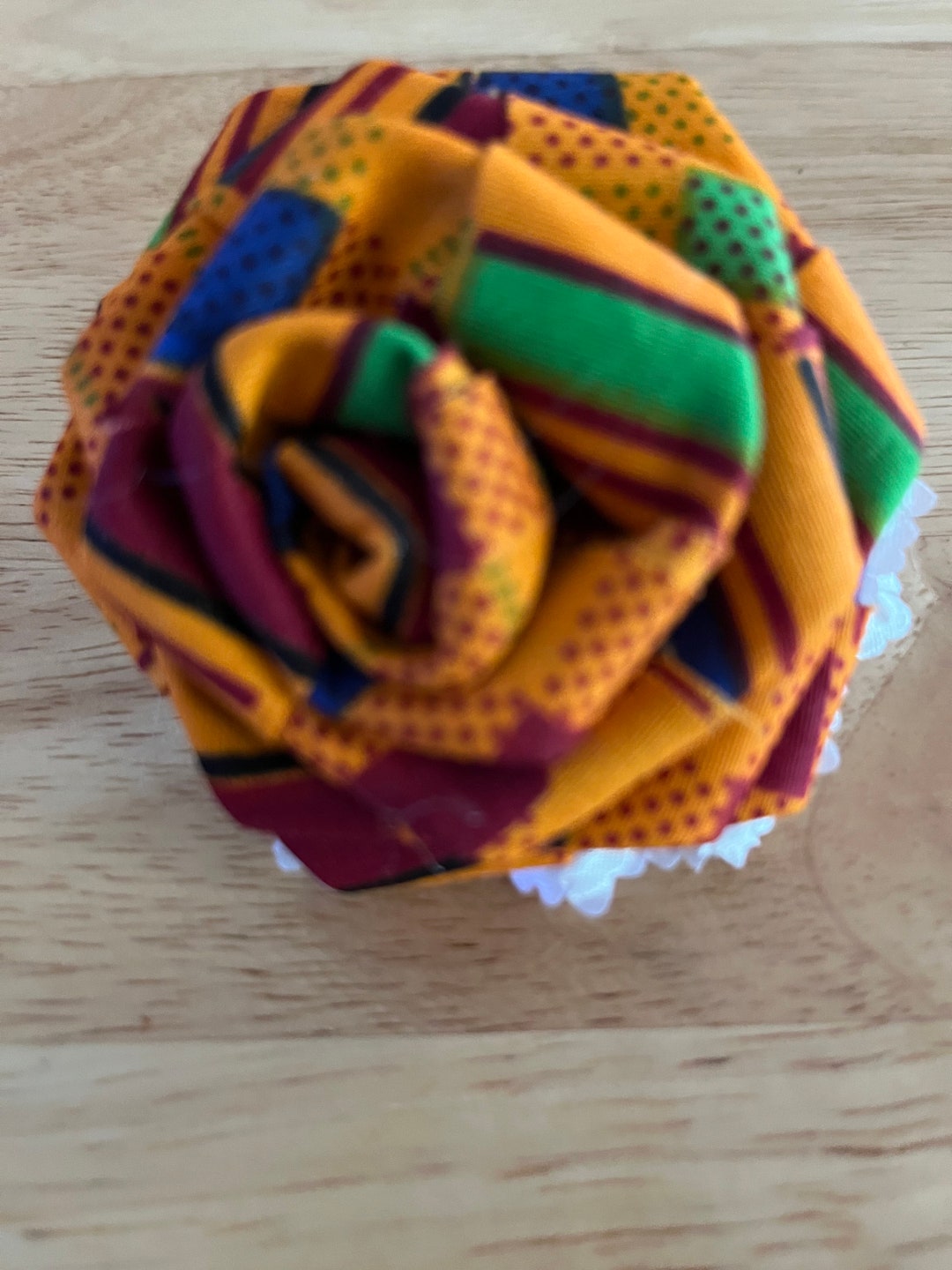 Orange Kente Brooch - Etsy