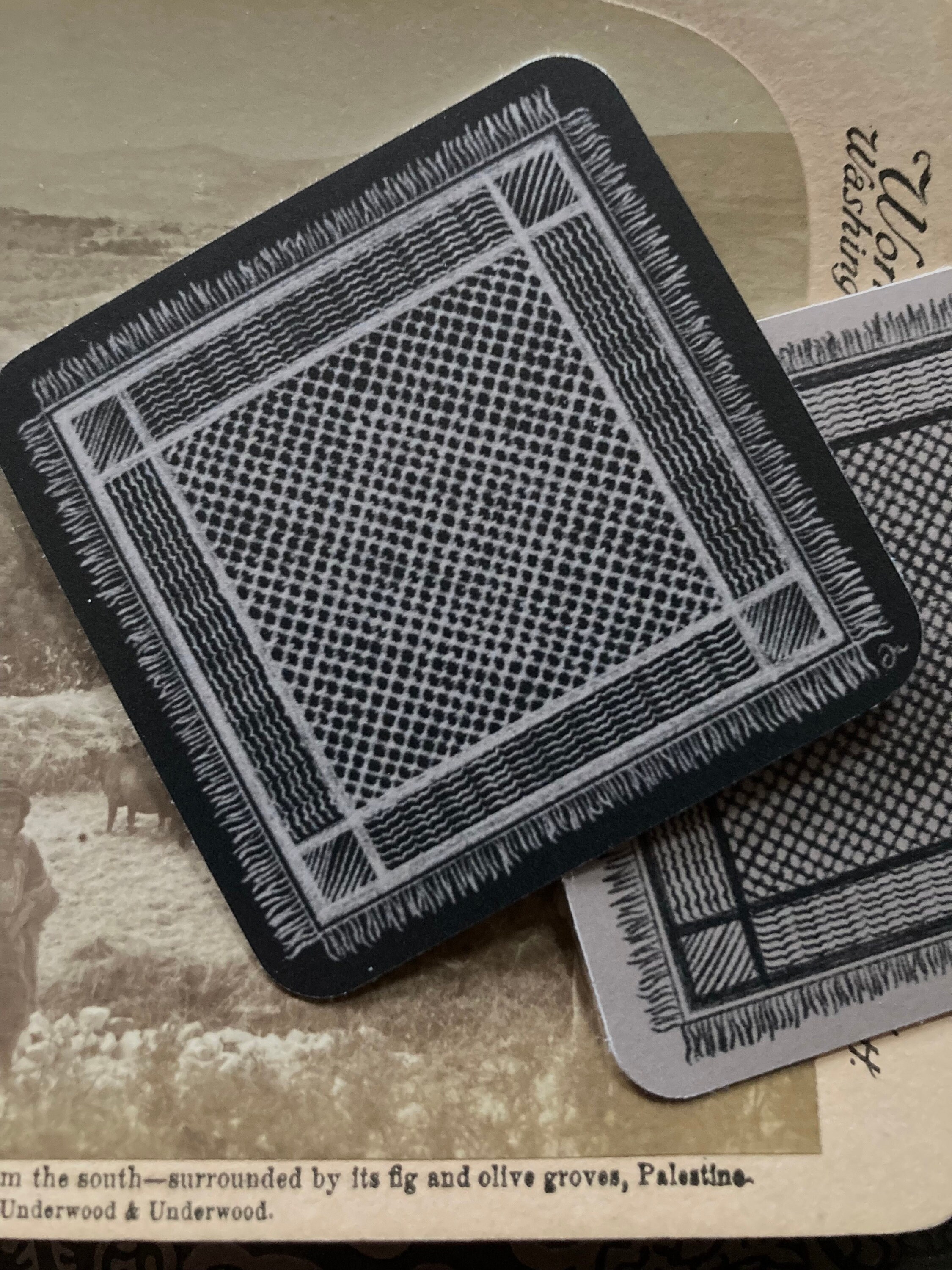 Keffiyeh Sticker, Palestine Sticker, Eco-friendly Sticker - Etsy