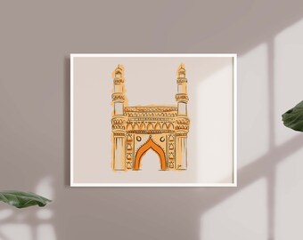 Charminar Digital Print - Etsy