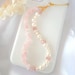 24K Gold Chain Phone Charm-heart Pearl Beaded Phone Strap-iphone ...