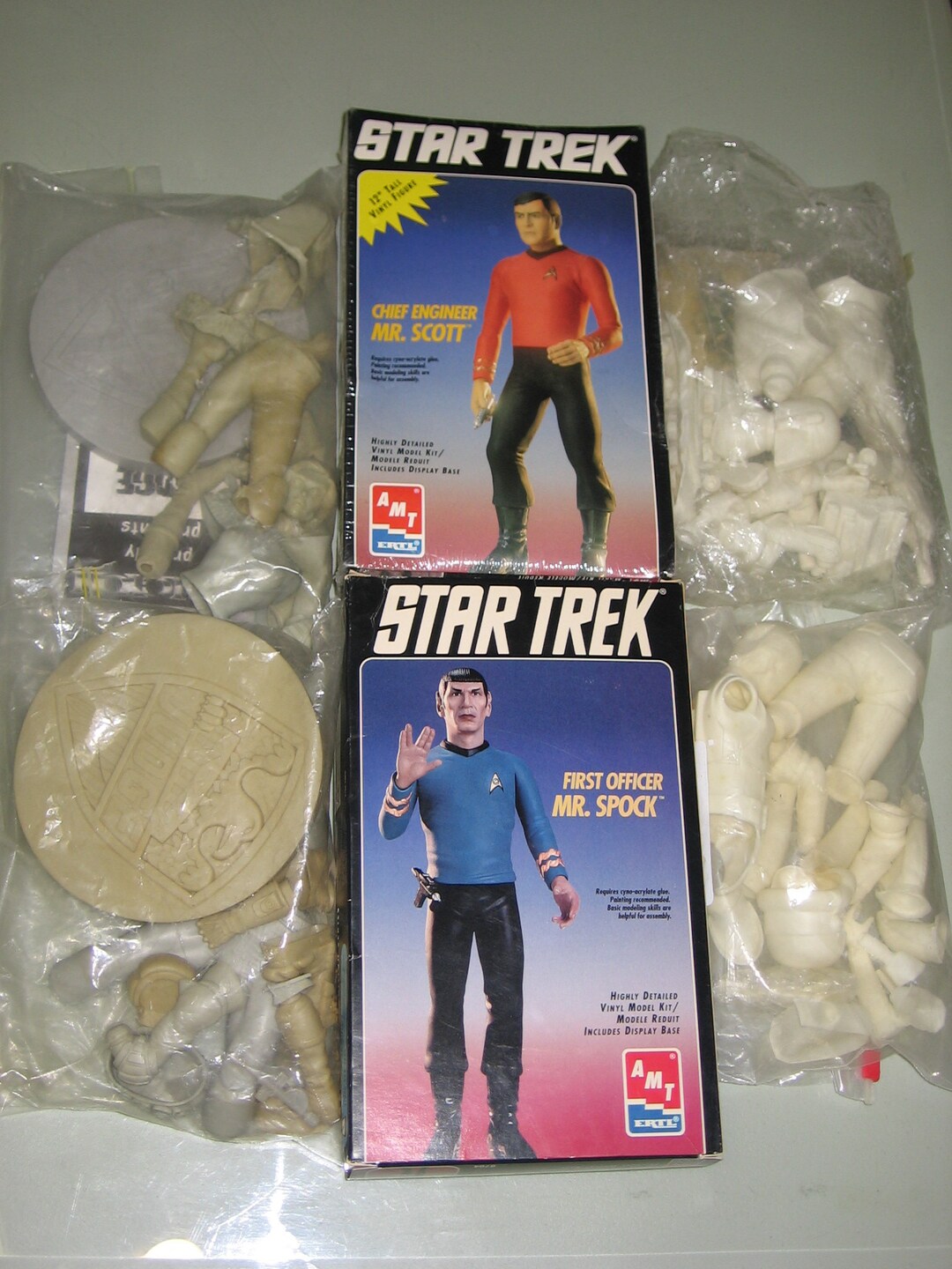 AMT ERTL Star Trek Star Wars Judge Dredd 6 Vinyl Model Kits All 1/6 ...