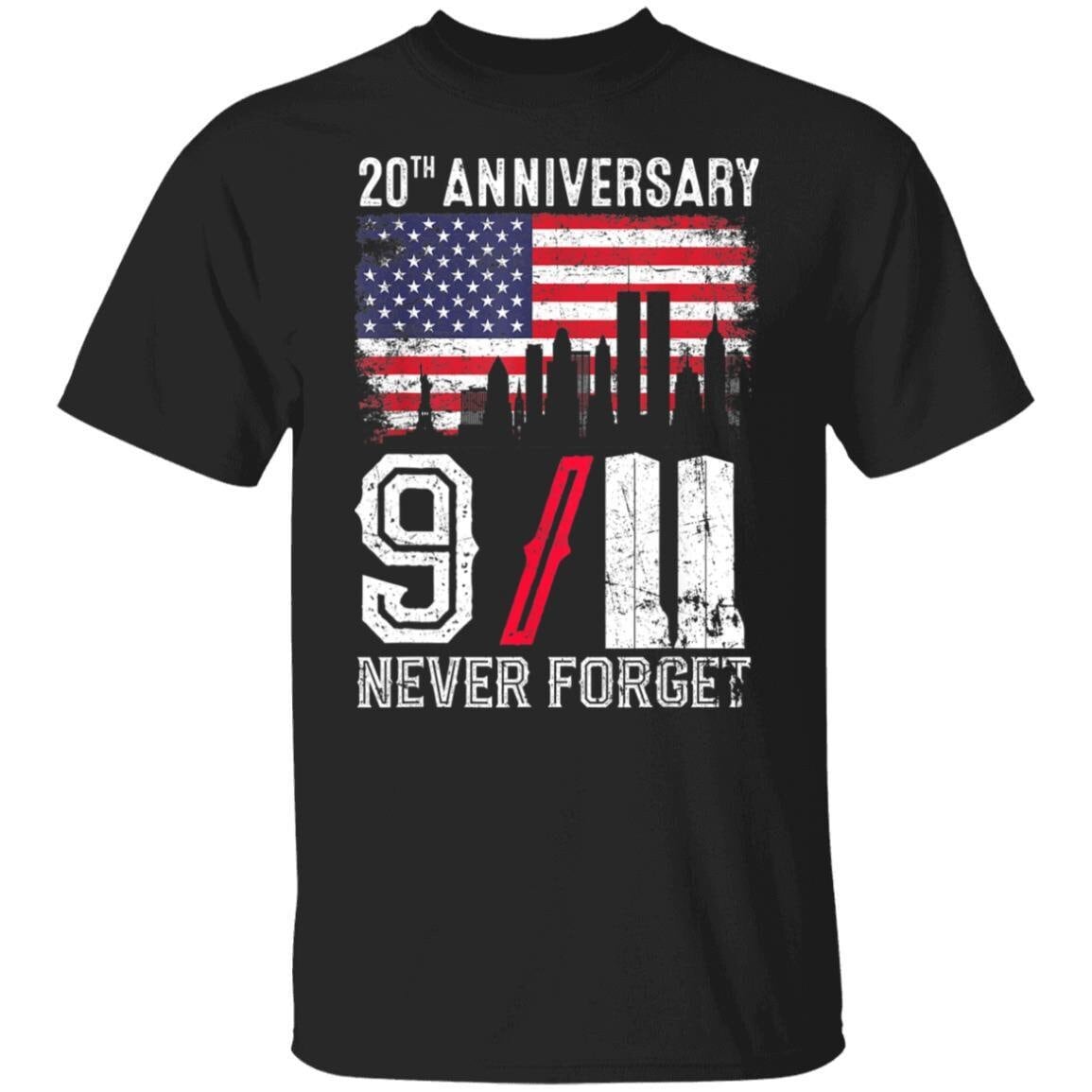 9-11 20th Anniversary Patriot Day Never Forget T-shirt - Etsy