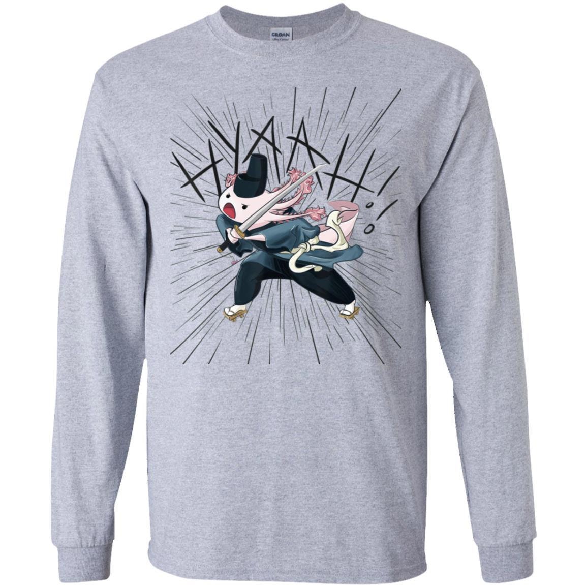 Axolotl Samurai Funny Long Sleeve Kid's T-shirt - Etsy