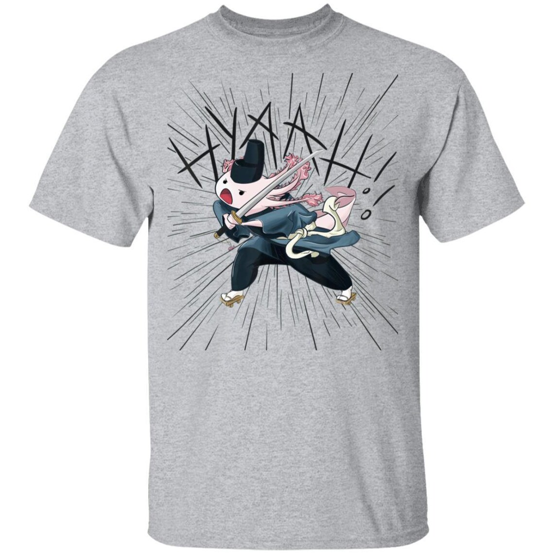 Axolotl Samurai Kid's T-shirt | Etsy