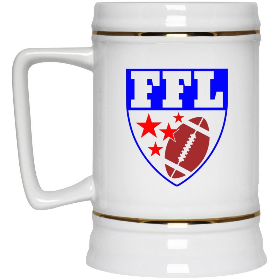 Fantasy Football League Logo 22oz Beer Stein, Beer Mug - Etsy