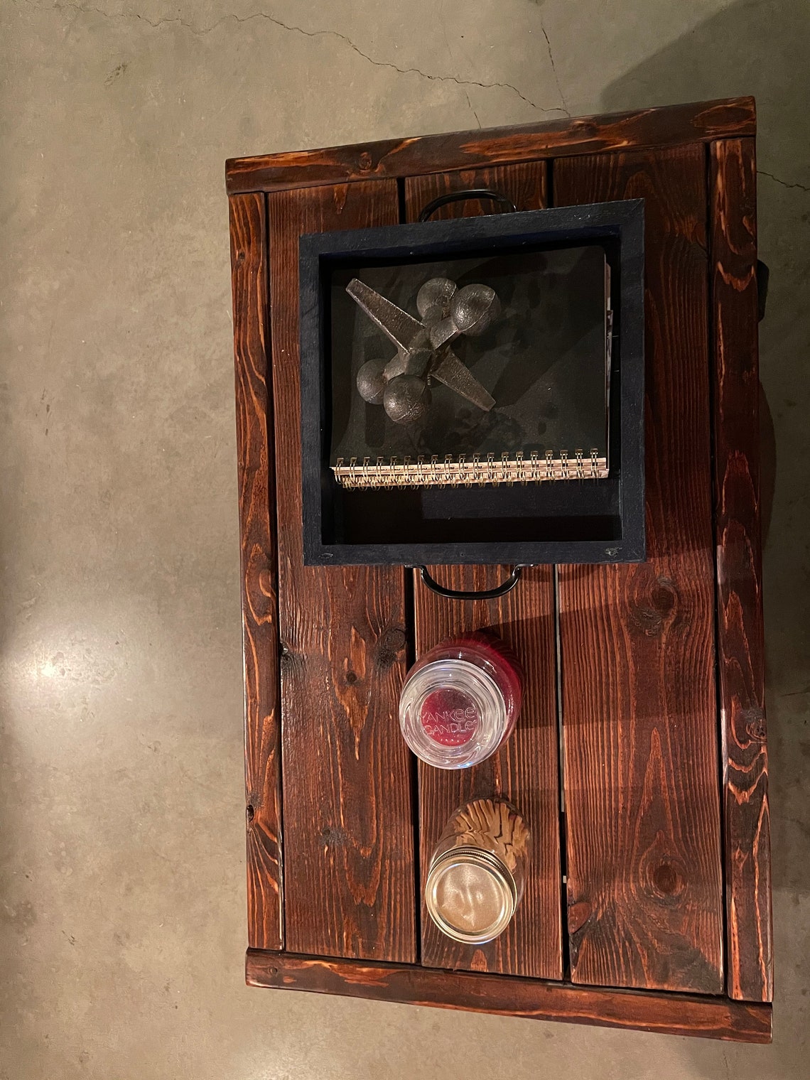 Industrial Steampunk Old Mill Rail Cart Wood Factory Coffee Table - Etsy