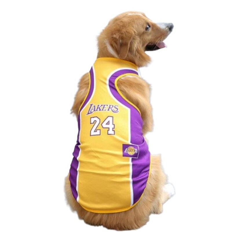 Dog Lakers Basketball Jersey Cat Clothes Dog Clothes - Etsy