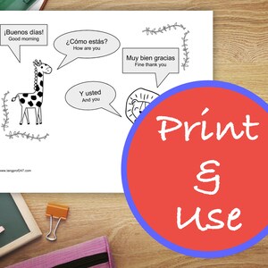 Spanish Days, Weeks, Months, and Numbers Worksheets | Downloadable ...