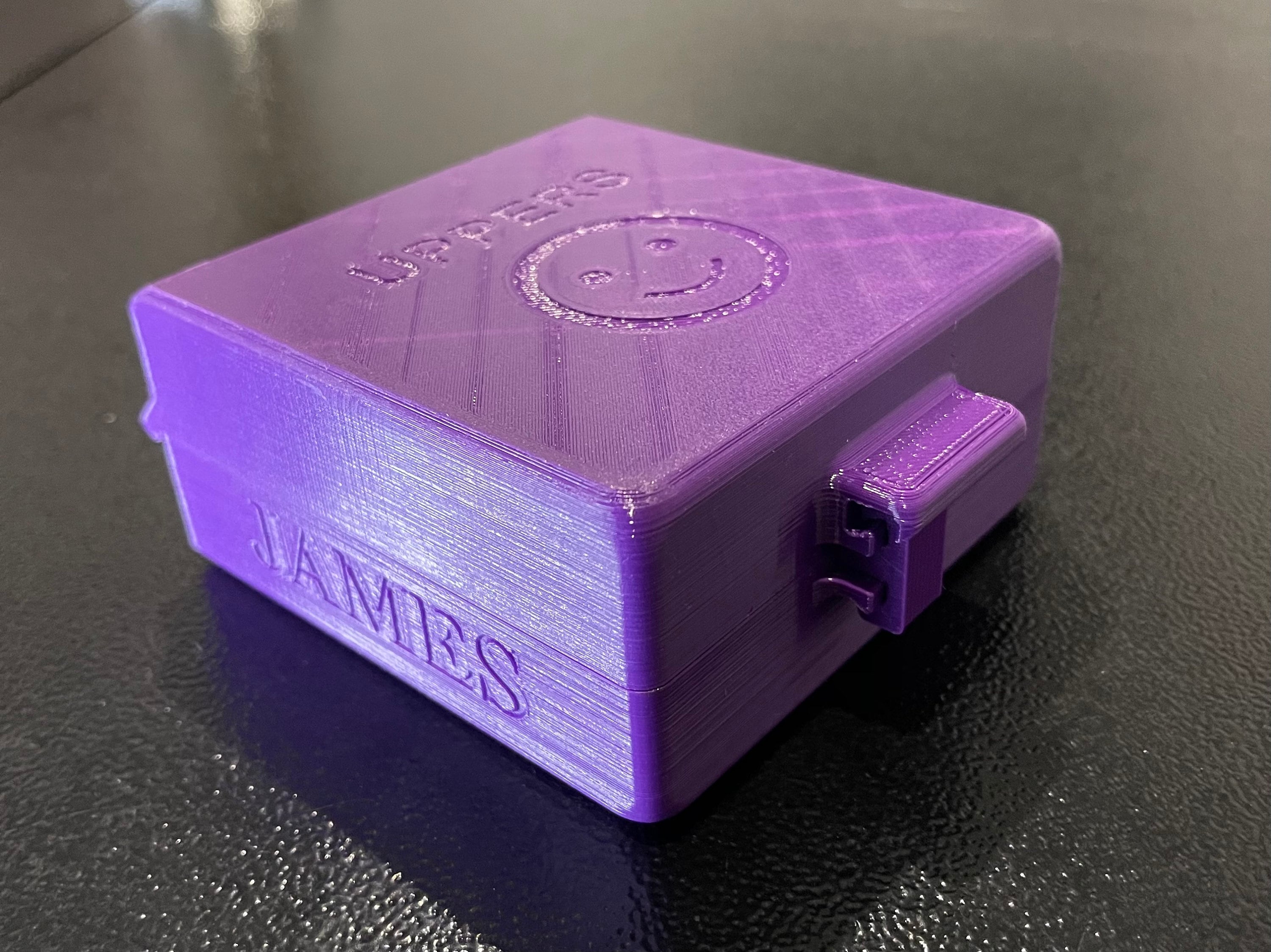 Customisable 3D Printed Stash Box With Extra Compartment - Etsy