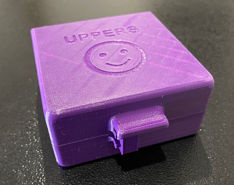 Customisable 3D Printed Stash Box With Extra Compartment - Etsy