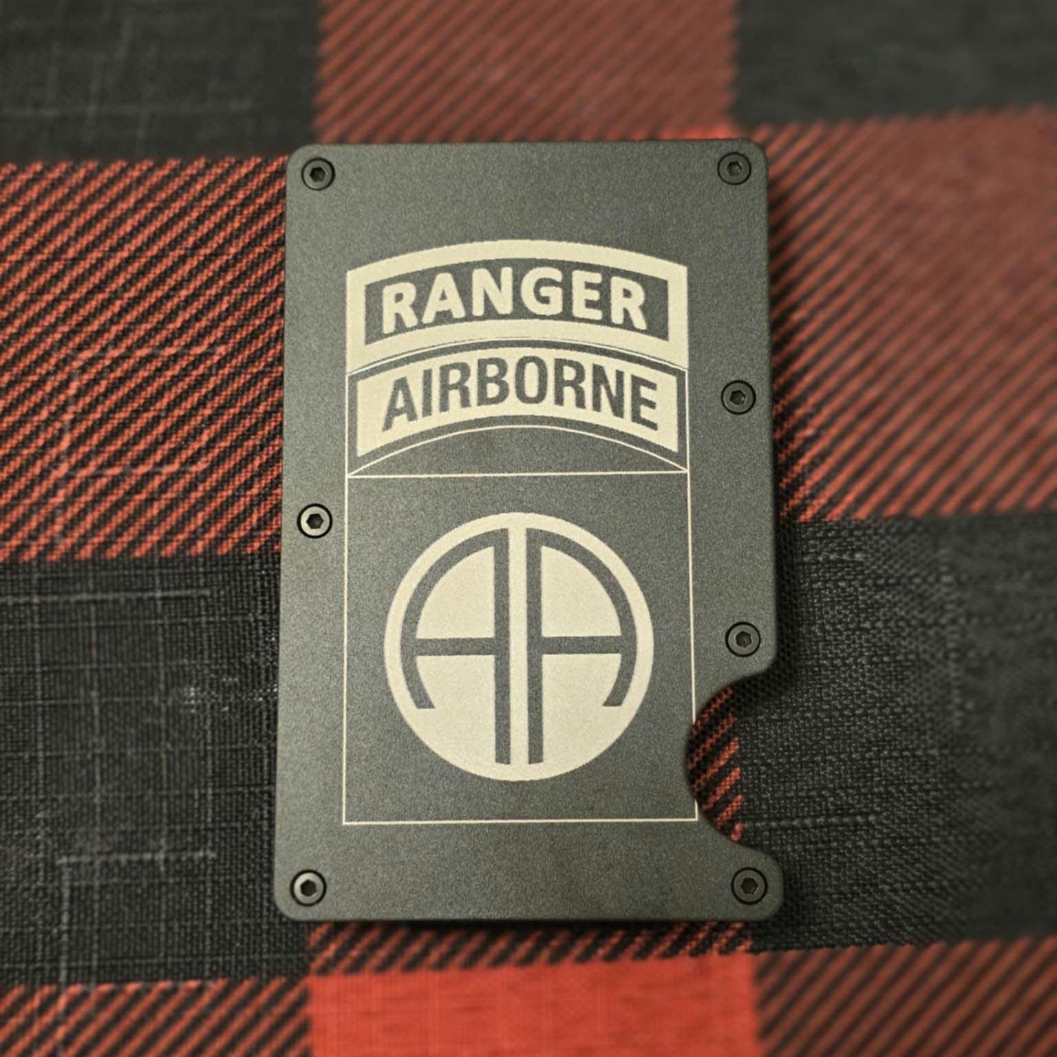 82nd Airborne Division Metal Wallet (card Holder With Money Clip). - Etsy