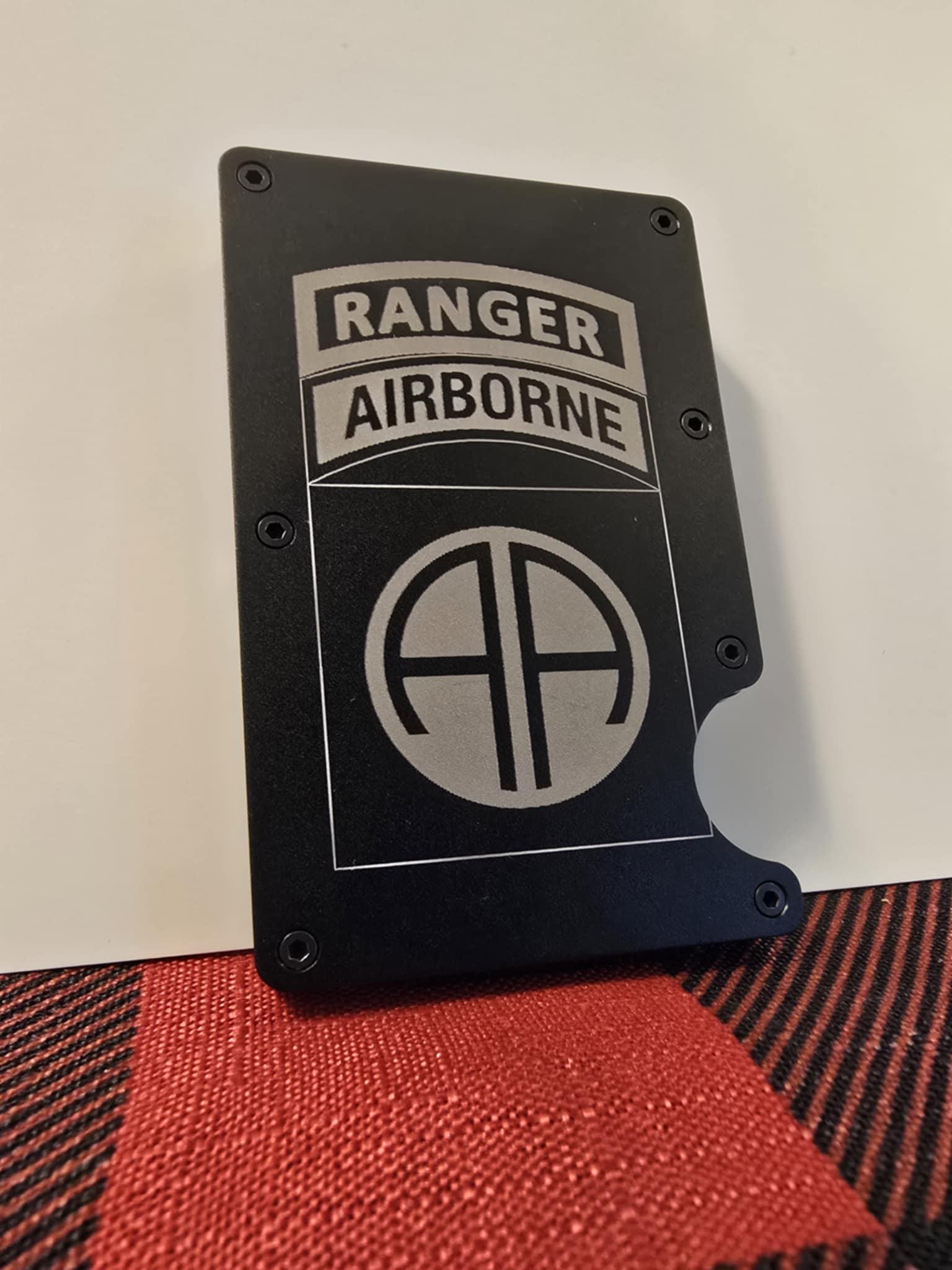 82nd Airborne Division Metal Wallet (card Holder With Money Clip). - Etsy