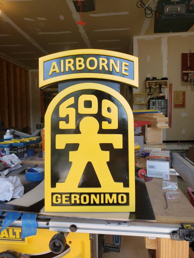 509th PIR "geronimo" Wall Sign - Etsy