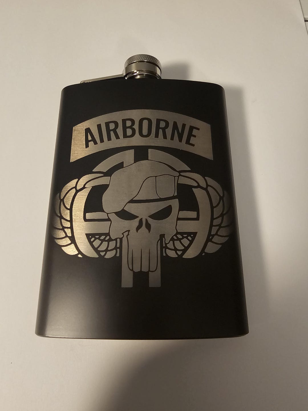 82nd Airborne (skull) Division Flask (8 Oz.) - Etsy