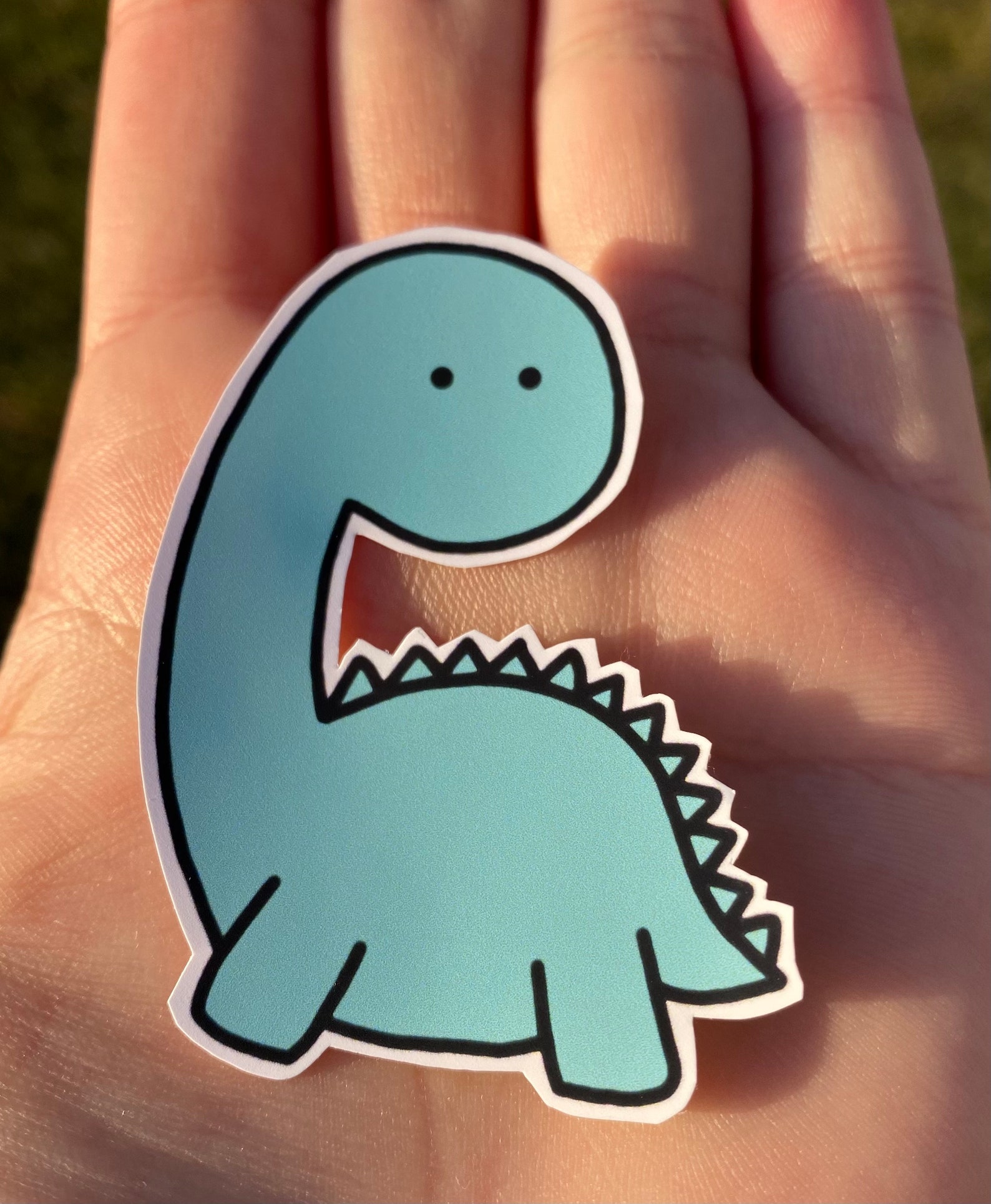 Tiny Dino Sticker Weatherproof Sticker Sticker for Kids - Etsy