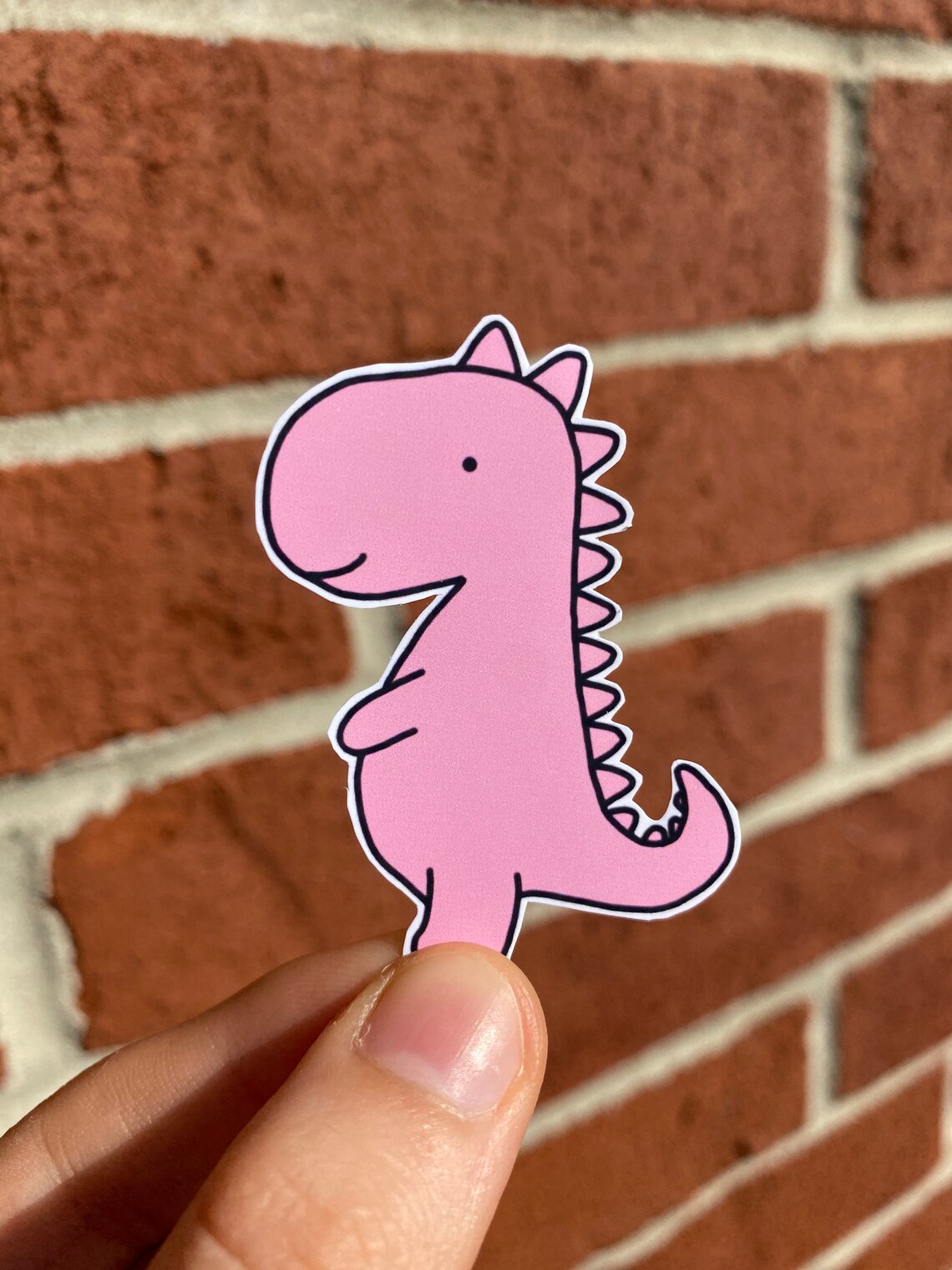 Tiny T-Rex Sticker Weatherproof Sticker Sticker for Kids | Etsy