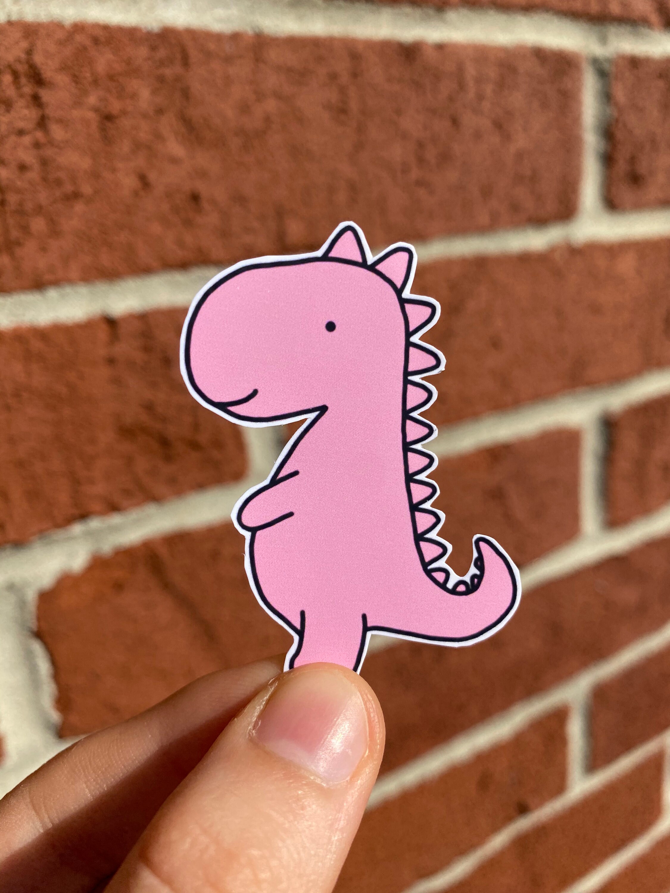 Tiny T-Rex Sticker Weatherproof Sticker Sticker for Kids | Etsy