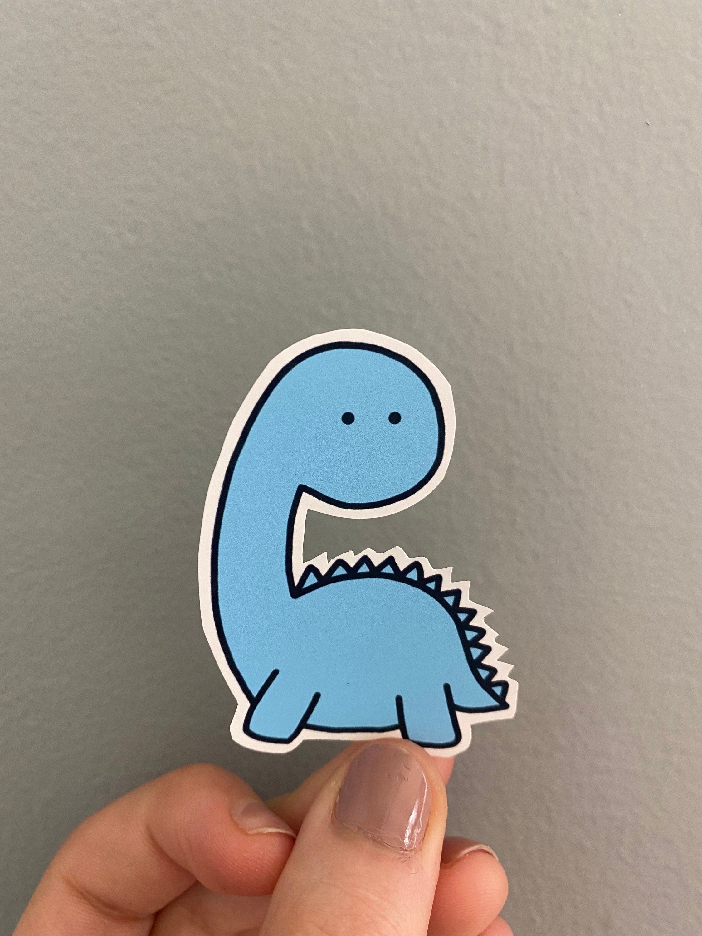 Tiny Dino Sticker Weatherproof Sticker Sticker for Kids - Etsy