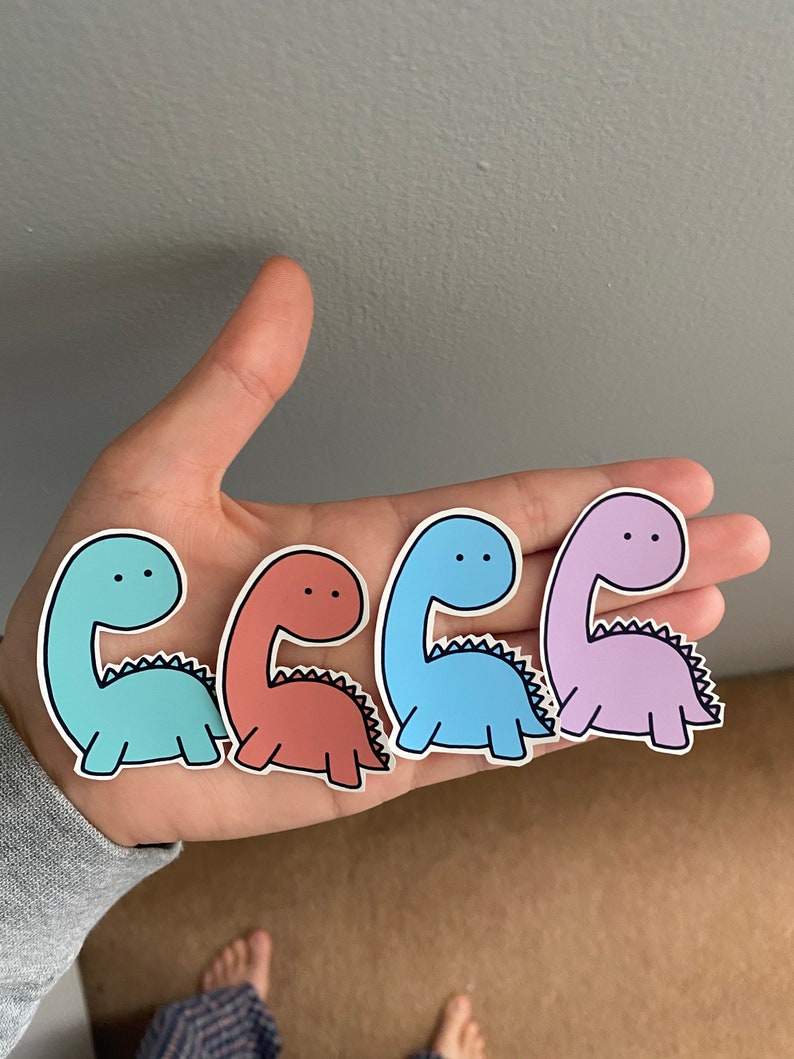 Tiny Dinosaur Sticker Pack Sticker Pack Stickers for Kids | Etsy