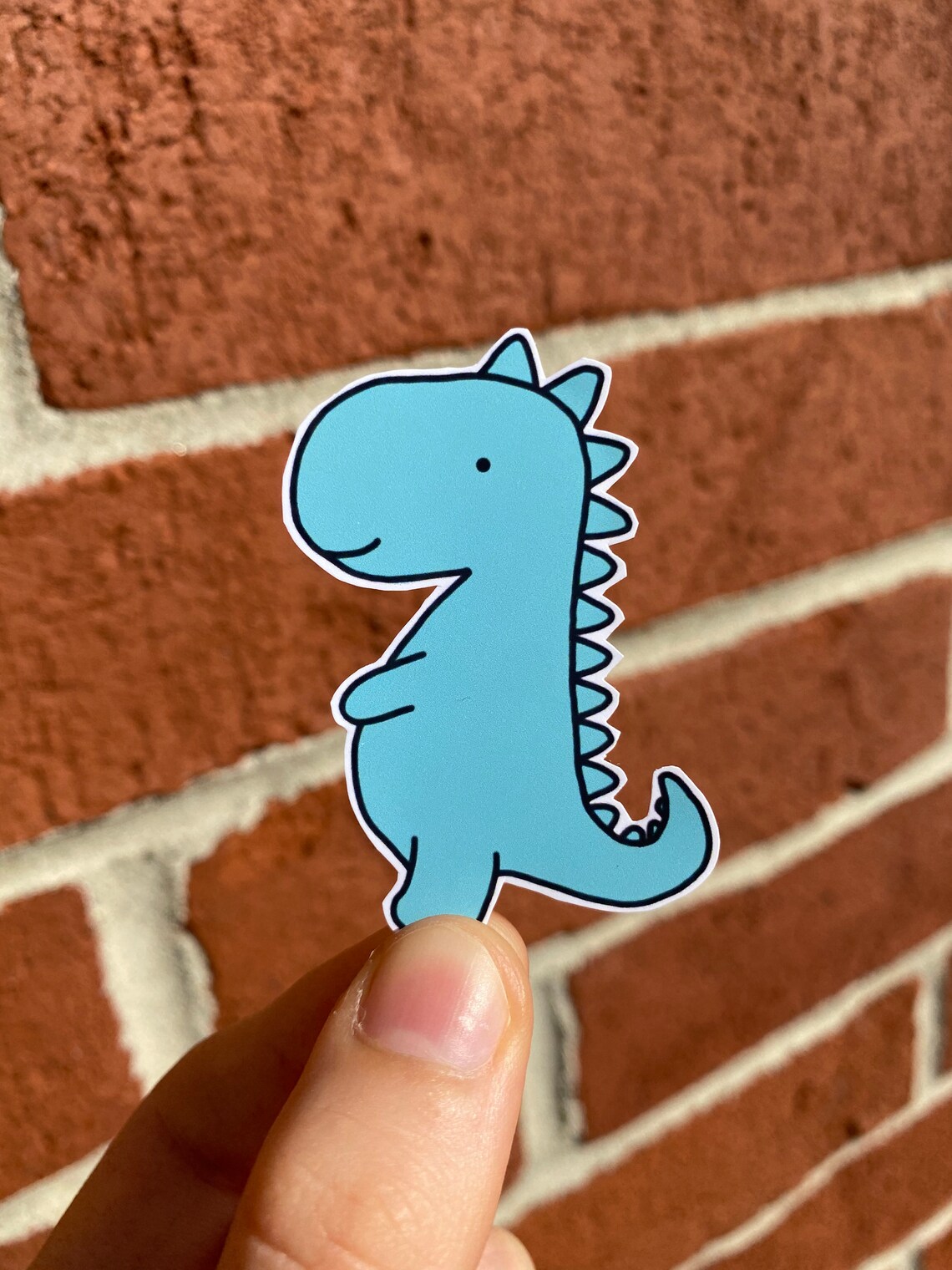 Tiny T-Rex Sticker Weatherproof Sticker Sticker for Kids | Etsy