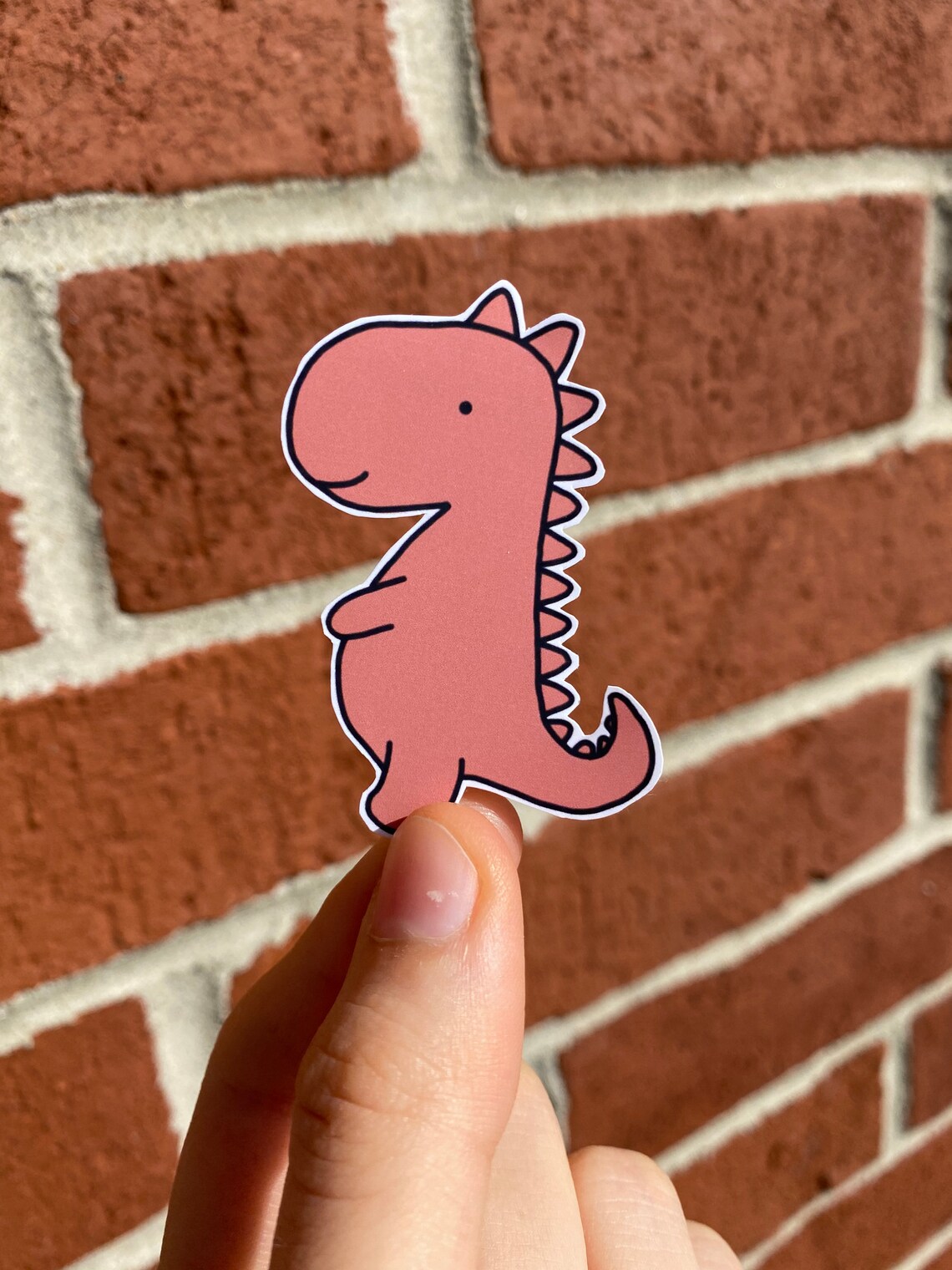 Tiny T-Rex Sticker Weatherproof Sticker Sticker for Kids | Etsy