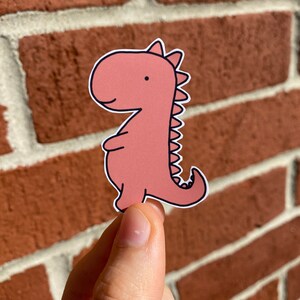 Tiny T-rex Sticker || Weatherproof Sticker || Sticker for Kids || Cute ...