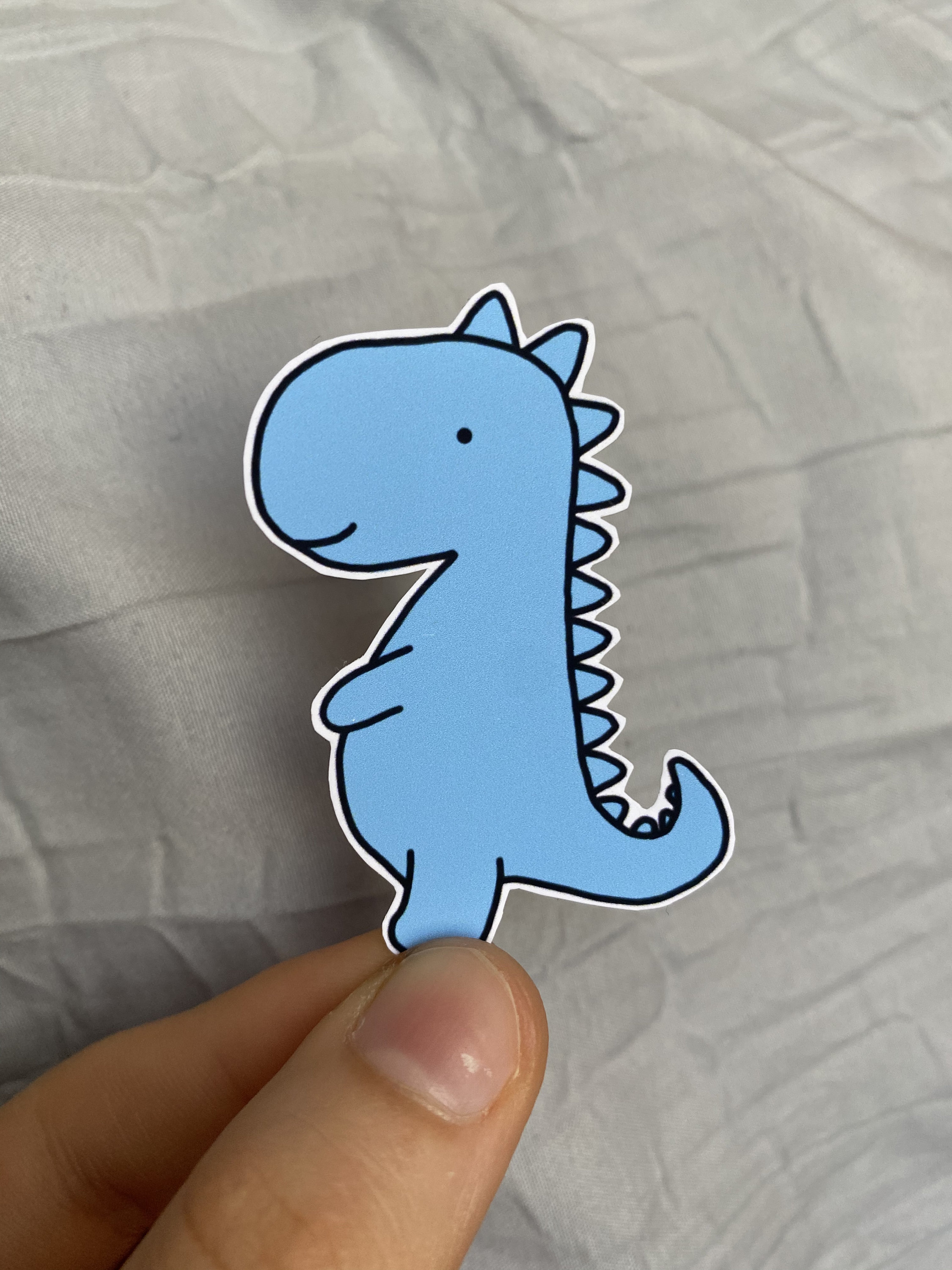 Tiny T-rex Sticker Weatherproof Sticker Sticker for Kids - Etsy