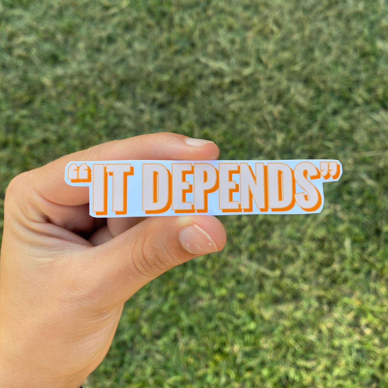 It Depends Sticker // OT Sticker // PT Sticker // Occupational - Etsy