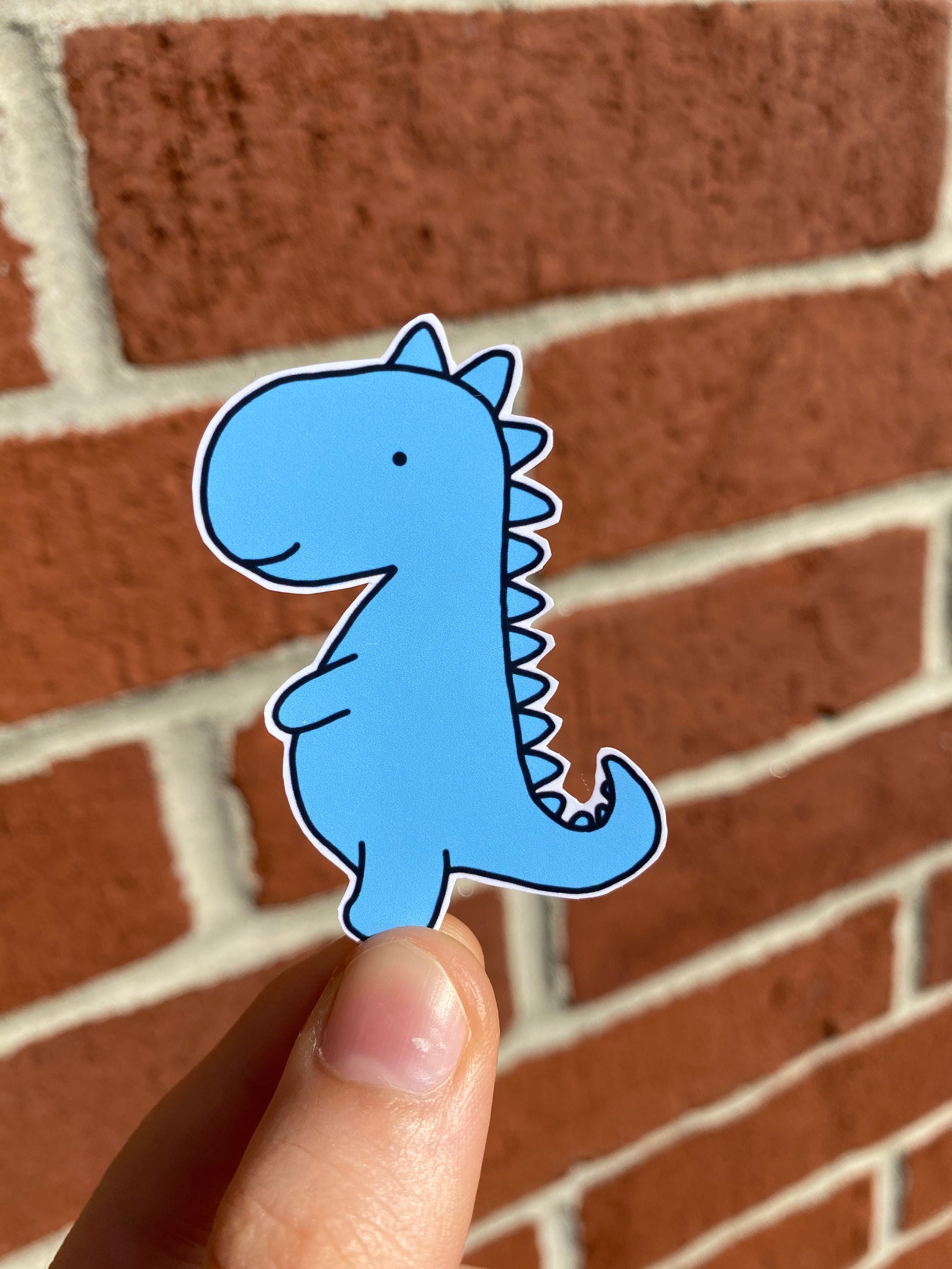 Tiny T-Rex Sticker Weatherproof Sticker Sticker for Kids | Etsy
