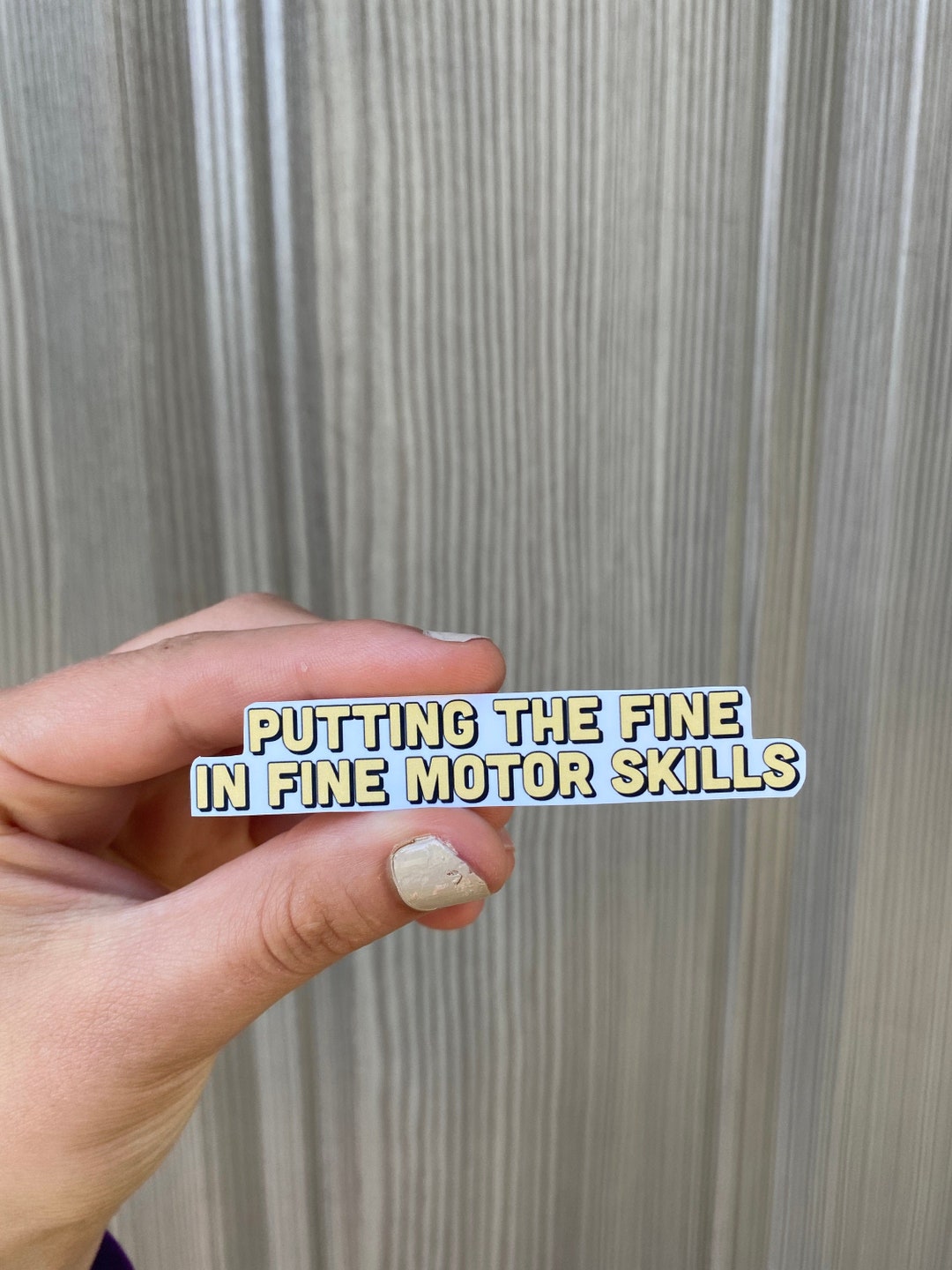 Putting the Fine in Fine Motor Skills Sticker // Occupational Therapy ...