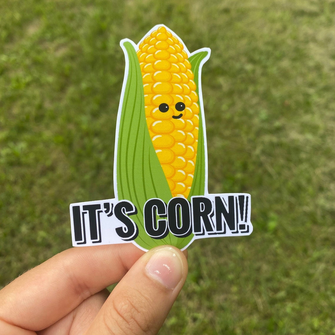 It's Corn Sticker // A Big Lump With Knobs // It Has the - Etsy