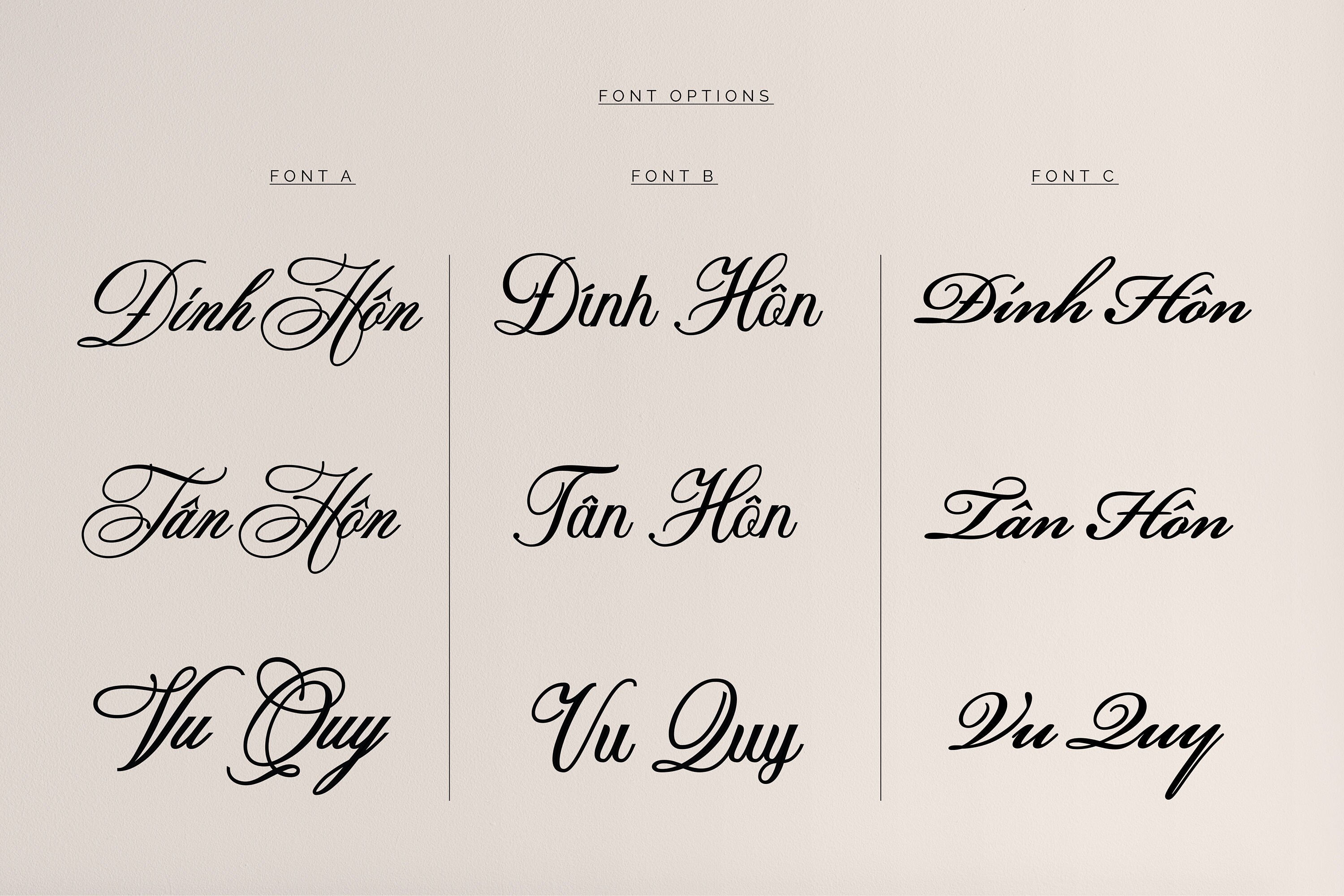 Modern Elegant Vietnamese Wedding Sign Dinh Hon Tan Hon - Etsy