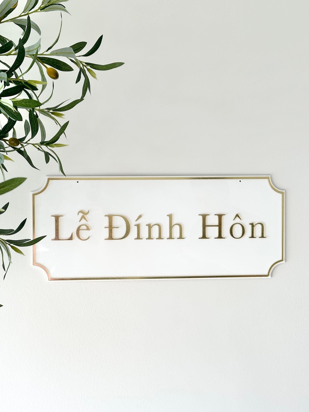 Vietnamese Wedding Sign, Le Dinh Hon, Le Vu Quy, Tea Ceremony Decor - Etsy