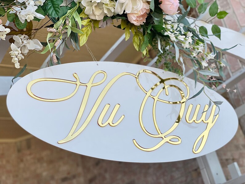 Modern Elegant Vietnamese Wedding Sign Dinh Hon Tan Hon - Etsy