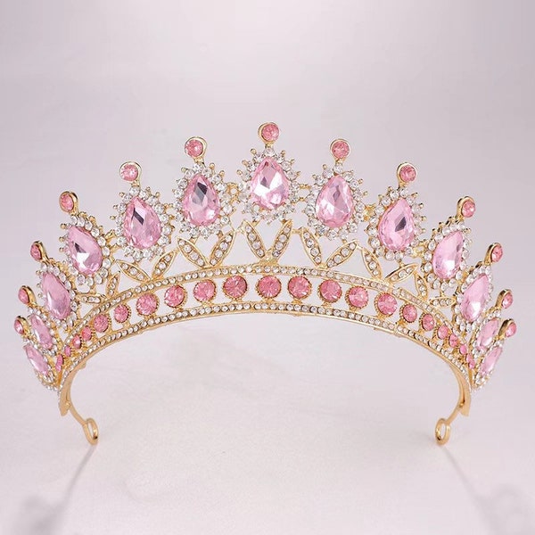 Pink Princess Tiara - Etsy