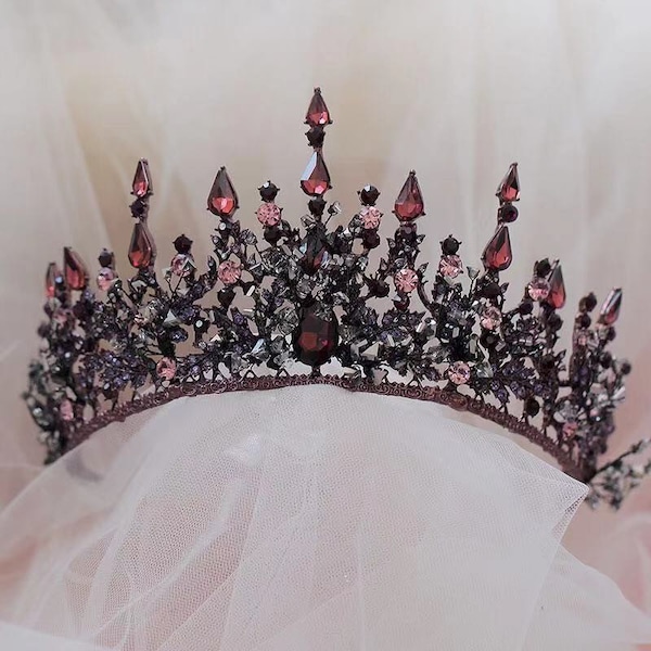 Black Tiara - Etsy