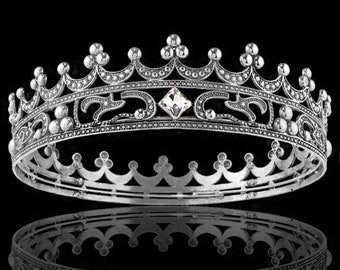 Silver Prince Crown - Etsy