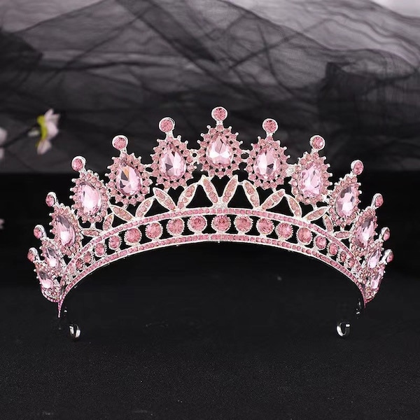 Pink Tiara - Etsy