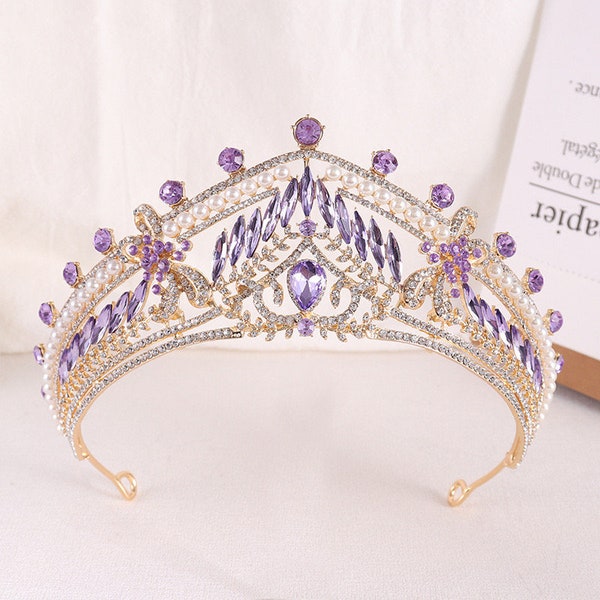 Tiara Purple - Etsy