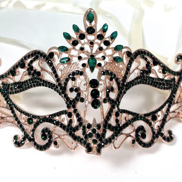 Green Masquerade - Etsy