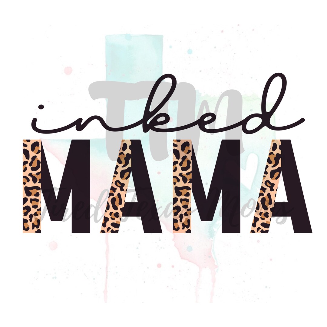 Inked Mama Sublimation Transfer Ready To Press Etsy